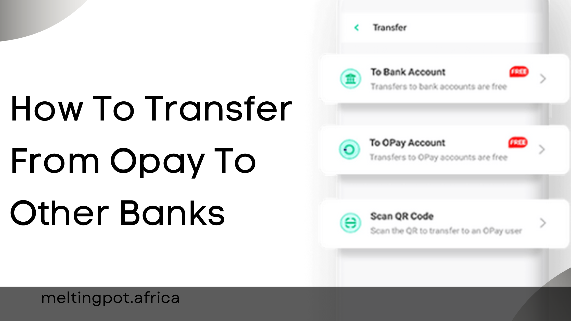 How To Transfer From Opay To Other Banks Melting Pot Africa